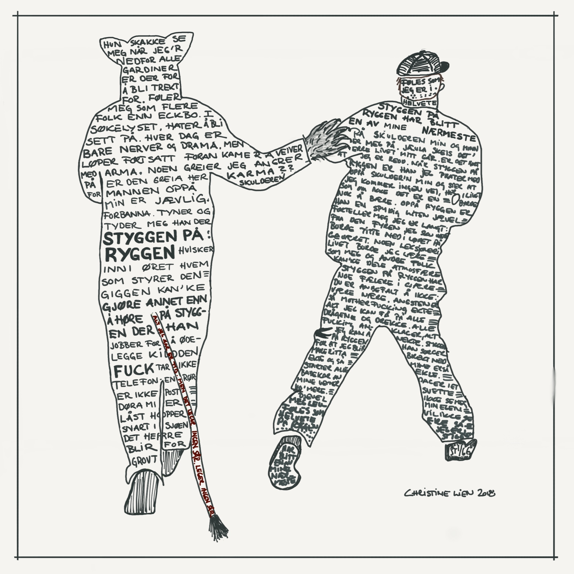 Styggen på ryggen - Psykolog Christine Lien - Bergen